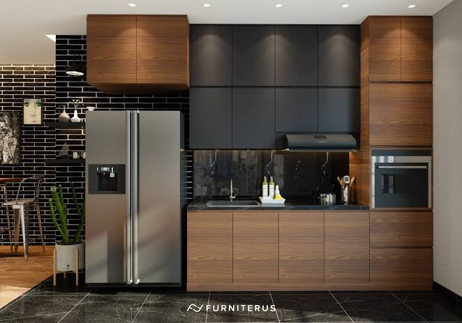 5 Referensi Kitchen Set Tema Industrial