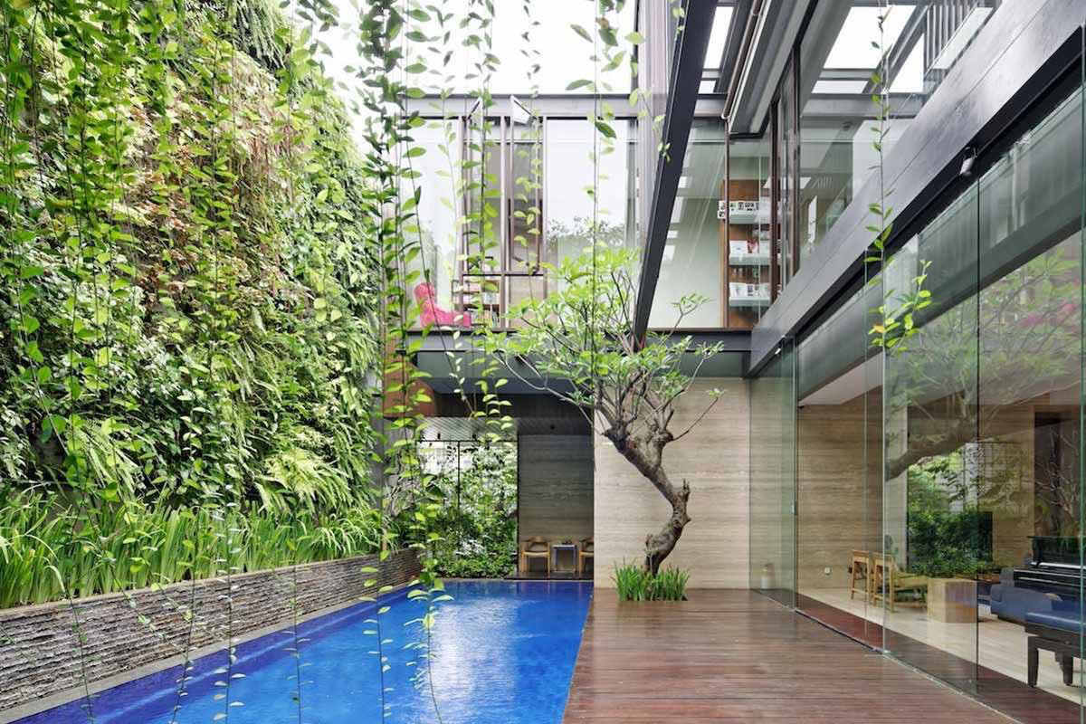 7 Inspirasi Desain Dinding Kolam Renang